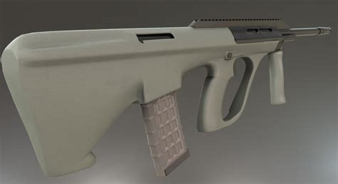 3d Model Austeyr Steyr Aug Vr Ar Low Poly Cgtrader