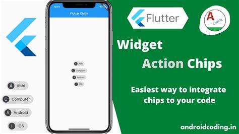 flutter action chips widgets chips filter flutter coding youtube