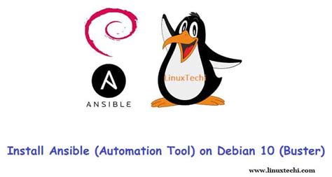 how to install ansible automation tool on debian 10