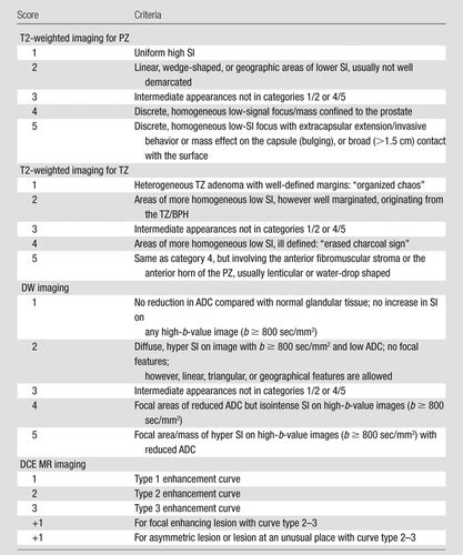Prostate Cancer Localization Using Multiparametric Mr Imaging