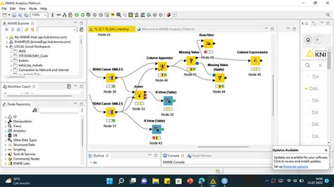 flow variable inserting to r view knime analytics platform knime