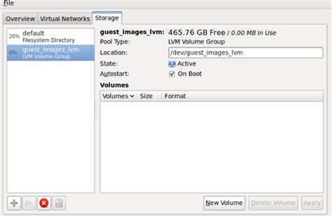 13 4 lvm ベースのストレージプール red hat enterprise linux 6 red hat customer portal