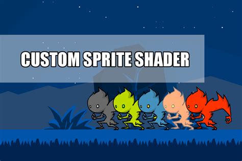 unity 根據美術需求客製化 sprite shader，基於官方 shader 開始改起