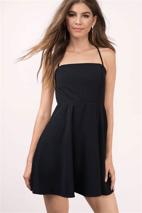 Trendy Pink Skater Dress Open Back Dress Skater Dress 15 Tobi Us
