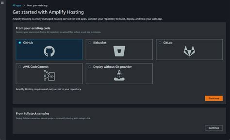 deploy svelte app on aws amplify