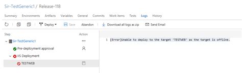 azure devops vsts deployment group release not working unable to