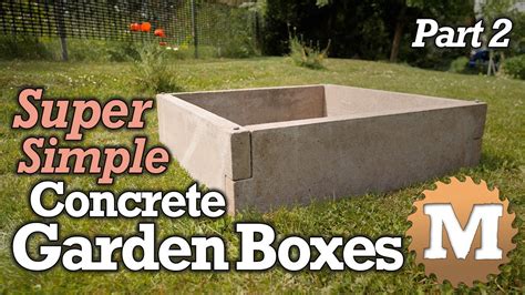 Super Simple Concrete Garden Boxes Part 2 Build Molds And Cast The