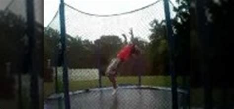 how to link tricks on a trampoline gymnastics wonderhowto