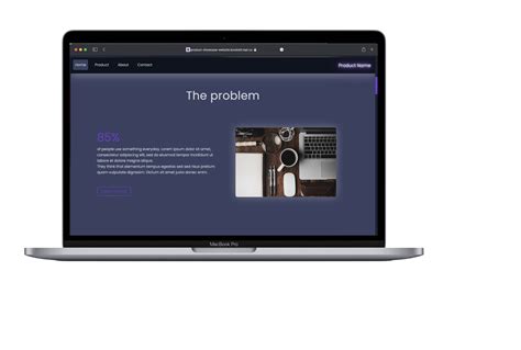product showcase website replit