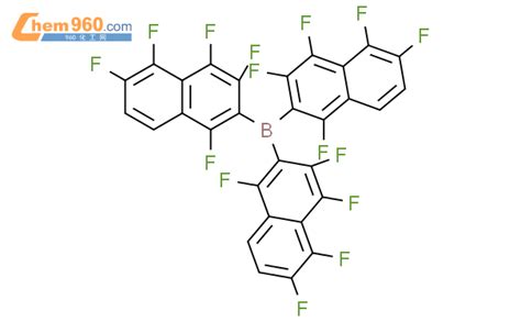 851671 92 6 Borane Tris Pentafluoro 2 Naphthalenyl 化学式、结构式、分子式、mol