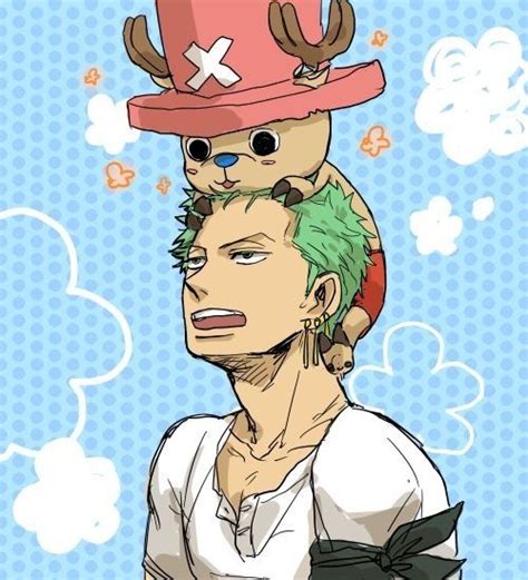 Roronoa Zoro And Tony Tony Chopper One Piece Pinterest So