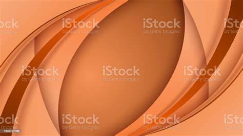banner design template abstract curved shapes overlapping layer brown
