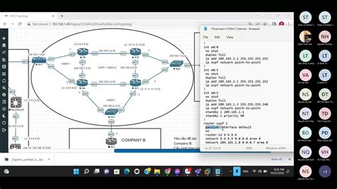 ensa lab tổng hợp part 2 ospfv2 hsrp vlan spanning tree layer 2
