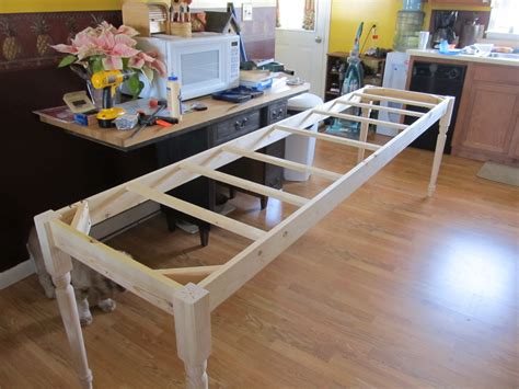ana white whitney s turned leg farmhouse table diy projects