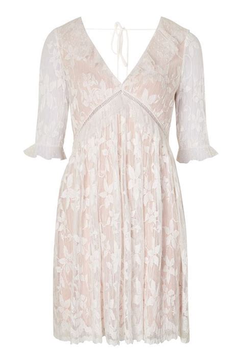 Pleat Lace Trim Flippy Dress Top Shop Dress Lace Dress Floral Maxi