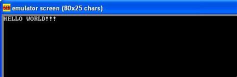 beginner write first assembly language program hello