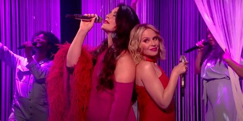 Video Watch Kylie Minogue And Jessie Ware Perform The Kiss Of Life