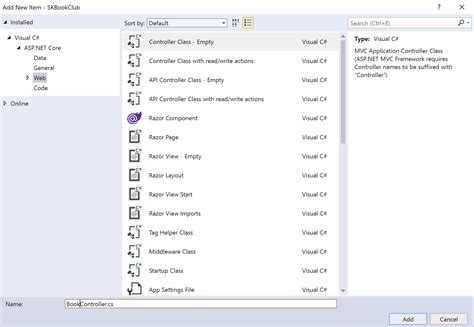 tutorial ef core building an asp mvc application using the code