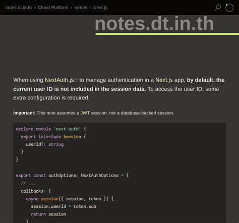 accessing user id in nextauth js with jwt session th