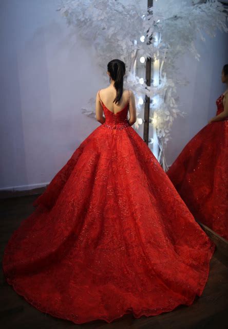 Powerful Red Sleeveless Thin Straps Sparkle Beaded Deep V Neck Ball