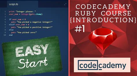 introduction to ruby codecademy youtube