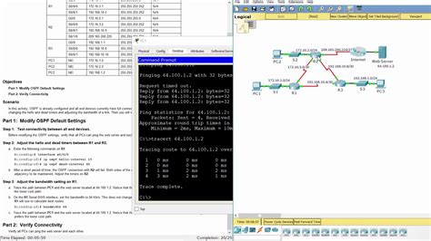ccna v6 packet tracer 10 1 3 4 configuring ospf advanced features hot