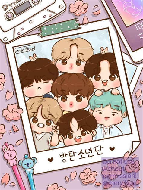 Merve⁷ ̈ 🎨 On Twitter Cute Drawings Bts Chibi Bts Drawings
