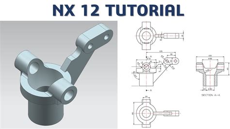 nx 12 tutorial 47 3d model basic beginners cad cam tutorial youtube