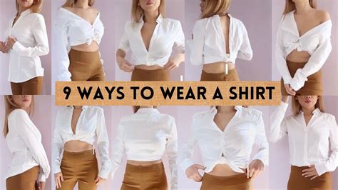 9 Cute Ways To Wear A Dress Shirt How To Style A Button Up Shirt