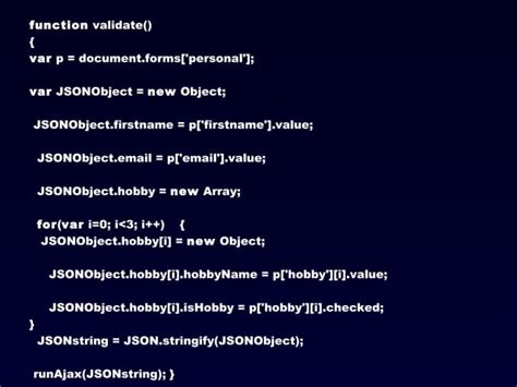 javascript object notation json