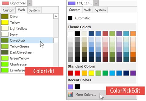 included controls and components winforms controls devexpress