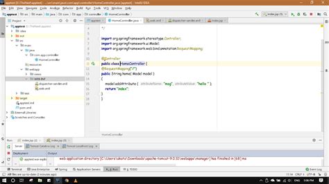 spring mvc hello world example ides support intellij platform