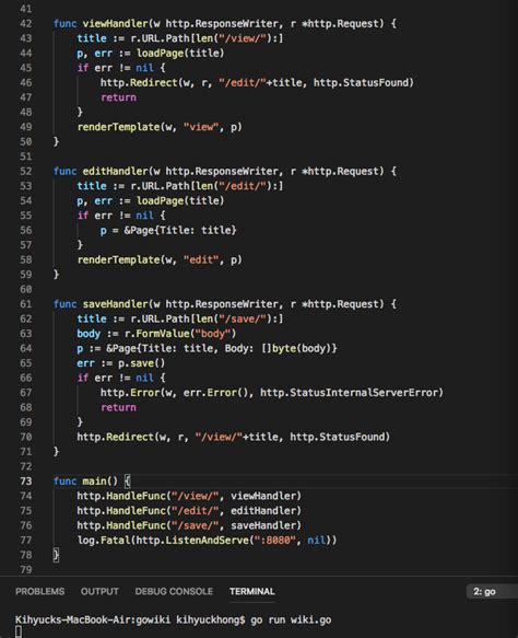 golang tutorial web application part 5 error handling