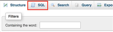 how to run a query in phpmyadmin wp engine®