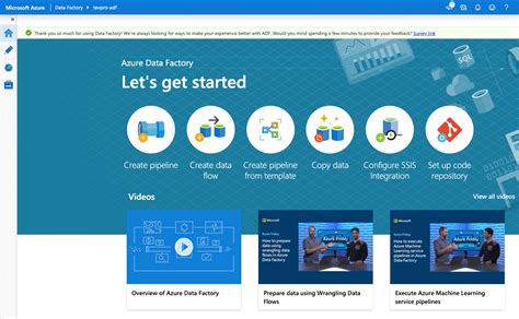 tutorial creating your first azure data factory pipeline