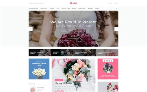 flowers store opencart template 55697 templatemonster