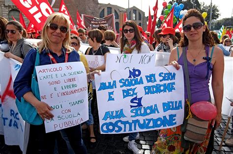 Le Foto Dello Sciopero Generale Della Scuola Il Post