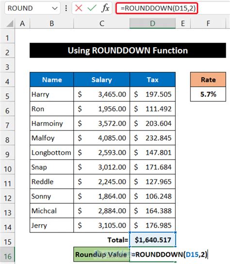 How To Roundup A Formula Result In Excel 4 Easy Methods Exceldemy