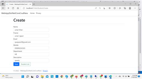 asp core redirecting to the same page instead of homepage stack