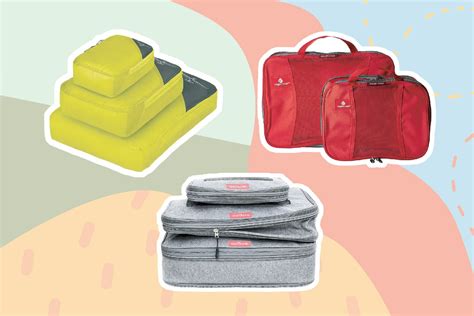 Eono Essentials 4 Set Compression Packing Cubes Travel Expandable
