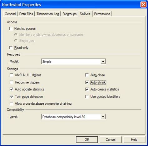 how to disable the shrink database task in sql server 2000 and 2005