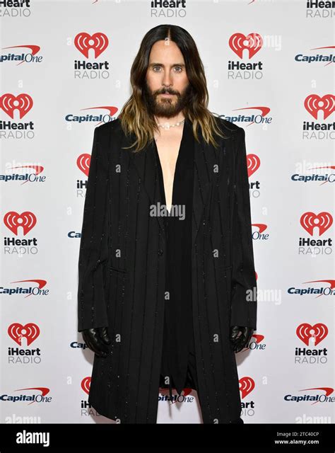 Jared Leto Arrives At The Iheartradio Jingle Ball On Friday Dec 8