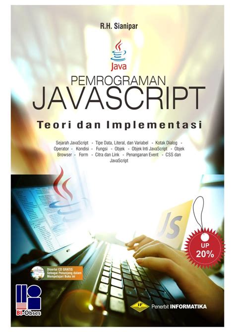 jual pemrograman javascript teori dan implementasi kota bandung