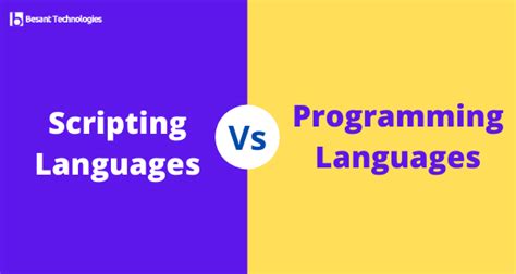 what s the difference between scripting and programming languages