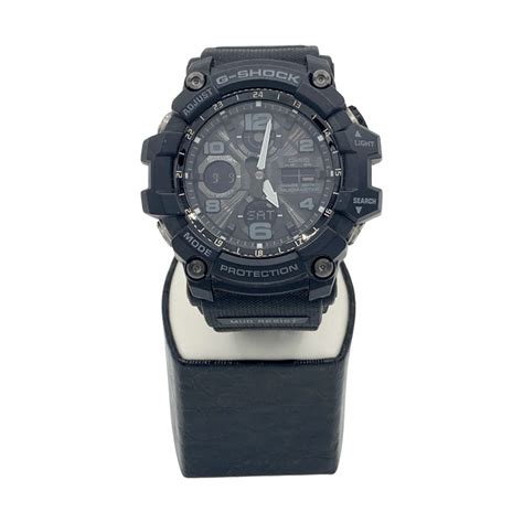 〇〇 Casio カシオ G Shock Gショック マッドマスター マスターオブgランド 腕時計 Gwg 100 1ajf ブラック やや傷