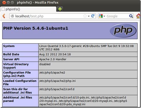 want lamp linux apache mysql php in ubuntu 13 04