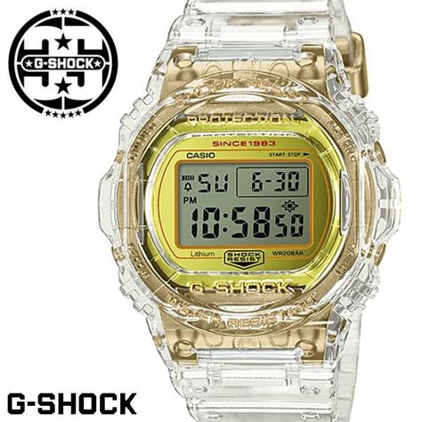 G Shock Gショック ジーショック 限定モデル 腕時計 メンズ Dw 5735e 7 35周年記念モデル グレイシアゴールド クリア