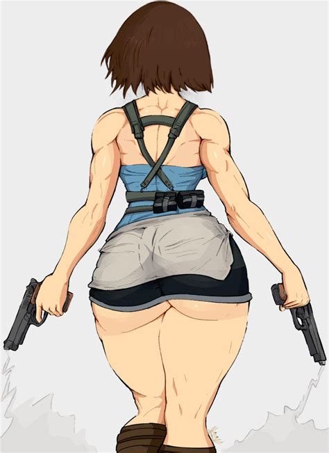Rule 34 Ass Cheeks Brown Hair Butt Cheeks Exposed Ass Jill Valentine