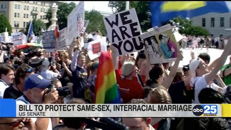 Senate To Vote On Same Sex Interracial Marriage Bill Abc Columbia
