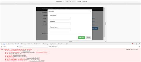 angularjs form validation is not a function stack overflow